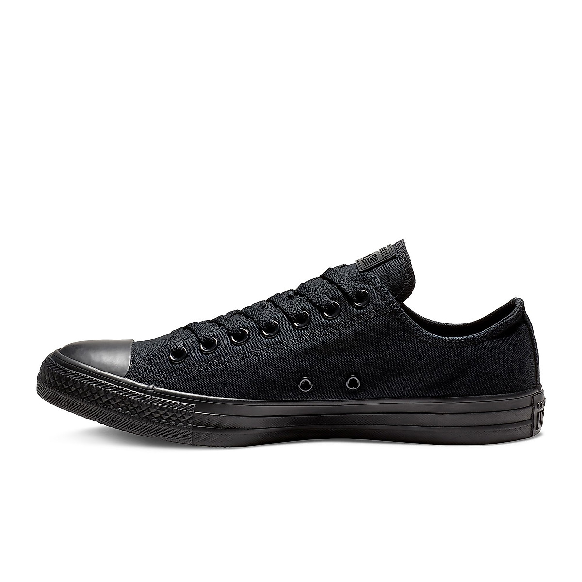 Converse Unisex Chuck Taylor Classic Colors Sneaker ,Black Monochrome, Men's 9 / Women's 11 Medium