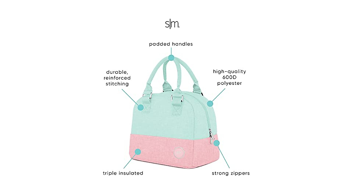Simple Modern Insulated Lunch Bag for Work & Travel | Reusable Tote