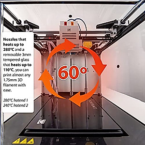 Kodak 3D Printer Portrait, White, 21.1 x 20.7 x 20.7 in