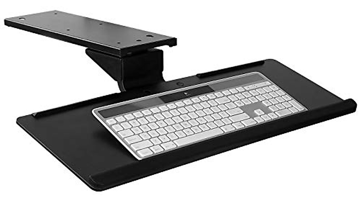 Mount-It! Ergonomic Under Desk Keyboard Tray & Mouse Pad
