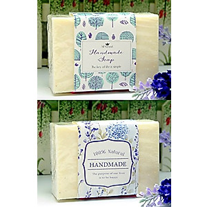 ZZYBIA Assorted Wrap Paper Tape for Homemade Soap Bar Vertical Style 50pcs