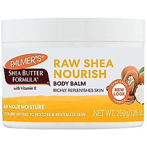Palmers Raw Shea Nourish Body Balm 7.25 Ounce Jar (Pack of 2)