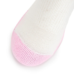 Thorlos Women's DWMXW Walking Thick Padded Ankle Sock, Pink (3 Pack), Medium