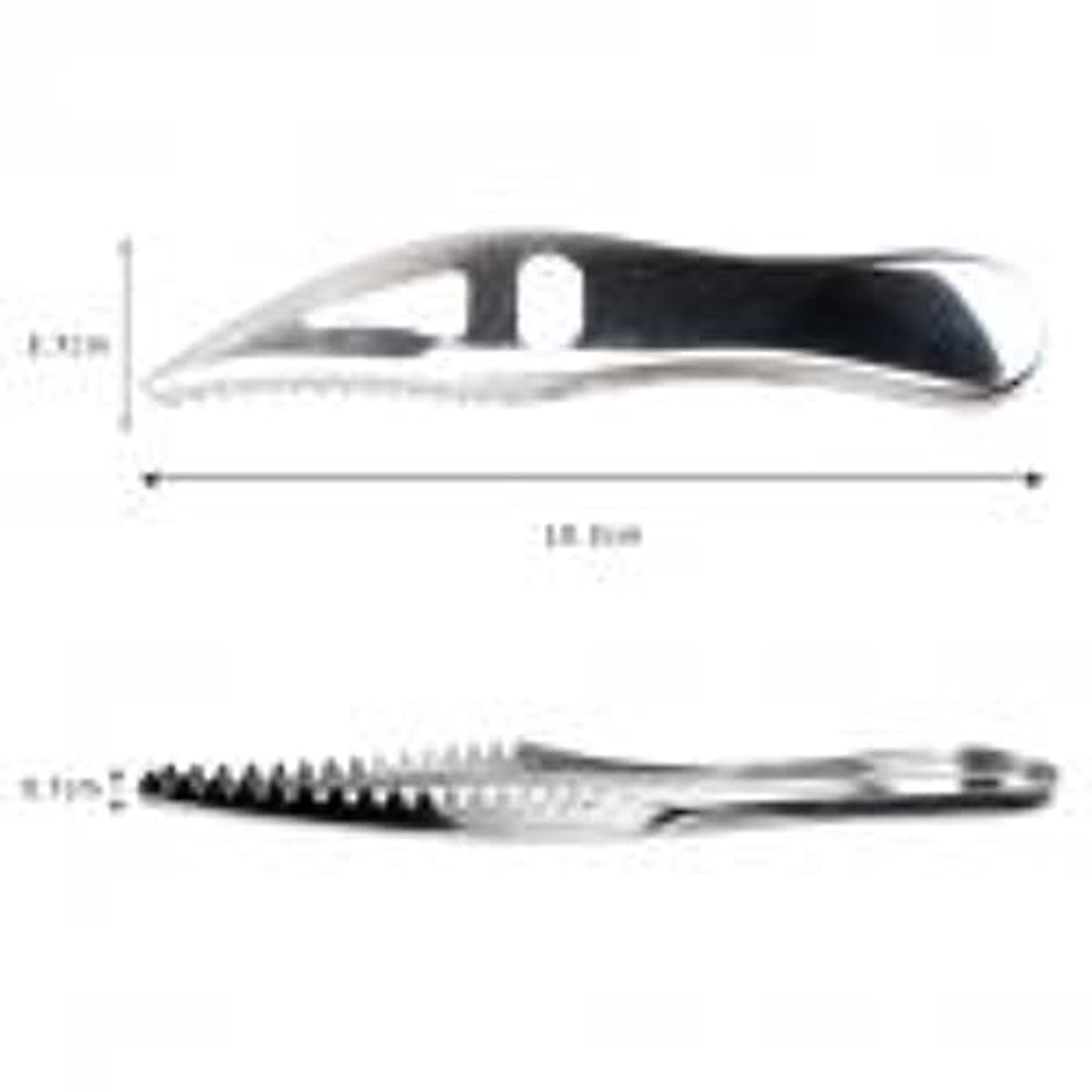 Stainless Steel Fishs Scale Scraper Cleaner Peeler Scaler Remover Cooking Seafood Tools Bottle Opener(1pc)