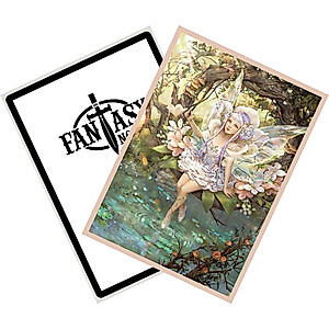 Fantasy North - Tatiana Elgane - Fairy Princess - 100 Smooth Matte TCG Trading Card Sleeves - Fits Magic MTG Commander Pokemon and Other Card Games - Playing Card Sleeves
