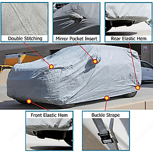 Car Cover fits 2009 2010 2011 2012 2013 2014 2015 2016 2017 2018 2019 Ford Flex XTREMECOVERPRO PRO Series Grey
