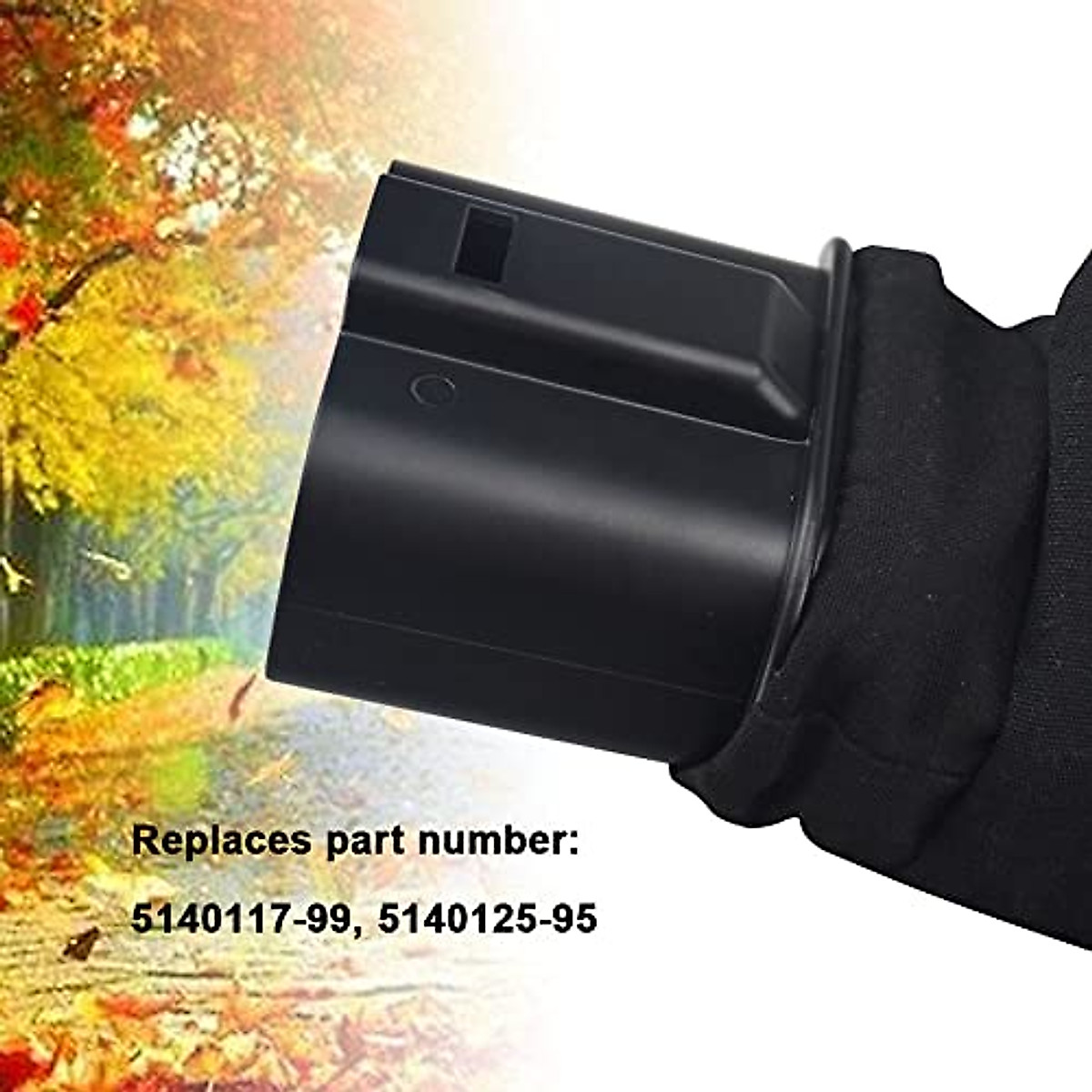5140125-95 Leaf Blower Vacuum VAC Shoulder Bag - Compatible with Black & Decker Replaces 5140117-99, Fits BV2900 BV3100