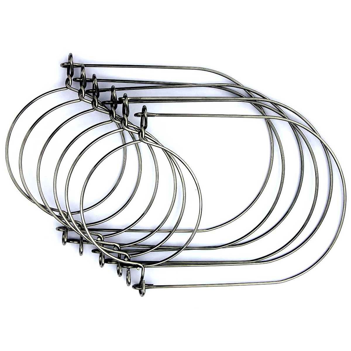 Stainless Steel Wire Handles for Mason, Ball, Canning Jars (6 Pack, Regular Mouth)