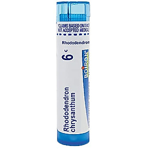 Boiron Rhododendron Chrysanthum 6C for Rheumatic Pain Worsened by Dry Heat - 80 Pellets