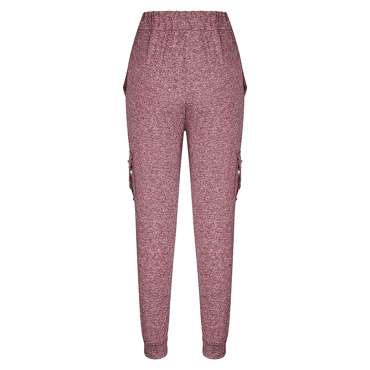 SMIDOW Womens Baggy Sweatpants with Pockets Drawstring Elastic Waist Cropped Jogger Running Pants Comfy Lounge Capris Petite Sweatpants for womenPink