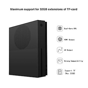 BAORUITENG Retro Game Console, HD Video Game Consoole 843 Classic Games 4K HDMI TV Output with 2PCS Joystick for a Great Gifi for Game Player