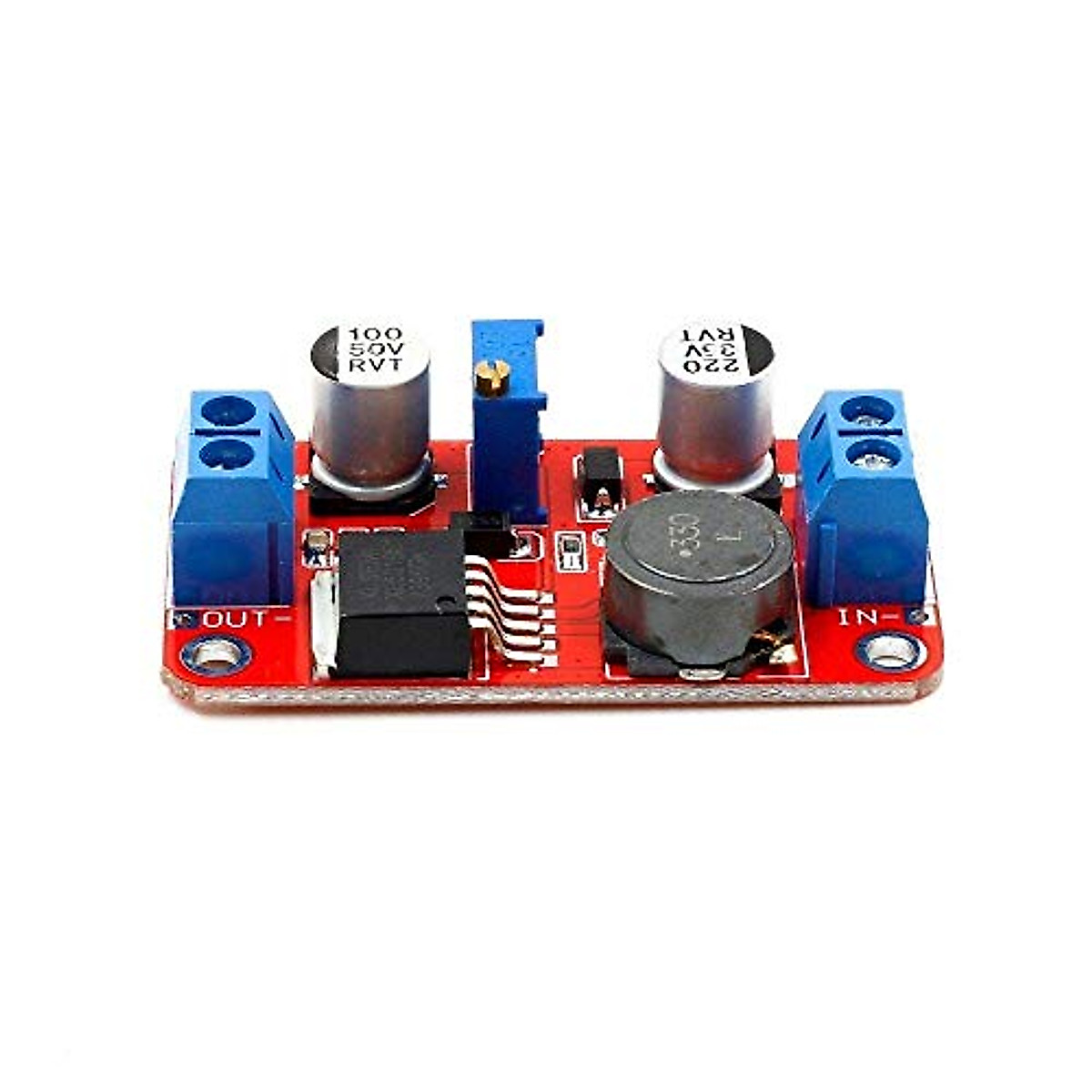 ACEIRMC 3pcs XL6019 5A High Power Current DC to DC Step-up 5V 6V 12V 24V 3-35V to 5-40V XL6019 Converter Adjustable Voltage Regulator Power Modules Boost Module Booster (3pcs)