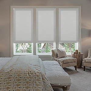 CHICOLOGY Cellular Shades , Window Blinds Cordless , Blinds for Windows , Window Shades for Home , Window Coverings , Cellular Blinds , Door Blinds , Morning Mist, 24"W X 64"H