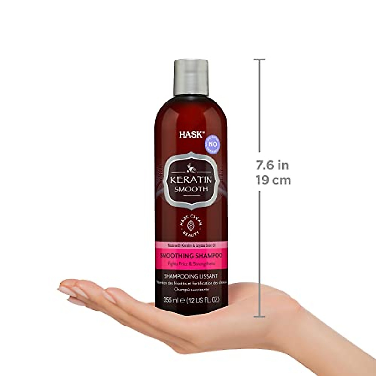 HASK Keratin Protein Smoothing Shampoo - 12 Fl Oz
