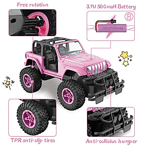 NQD Remote Control Car RC Racing Cars 1:16 Scale 80 Min Play 2.4Ghz Off Road RC Trucks with Storage Case All Terrain Cars Toys Gifts All Terrain Vehicle Toy Boys Girls Teenagers…