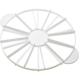 Round Cake Slice & Pie Slicer Marker, Cake Divider, Cheesecake Cutter, Double Sided Cake Portion Marker, 14 or 16 Slices-Works for Cakes Up To 16-Inches Diameter