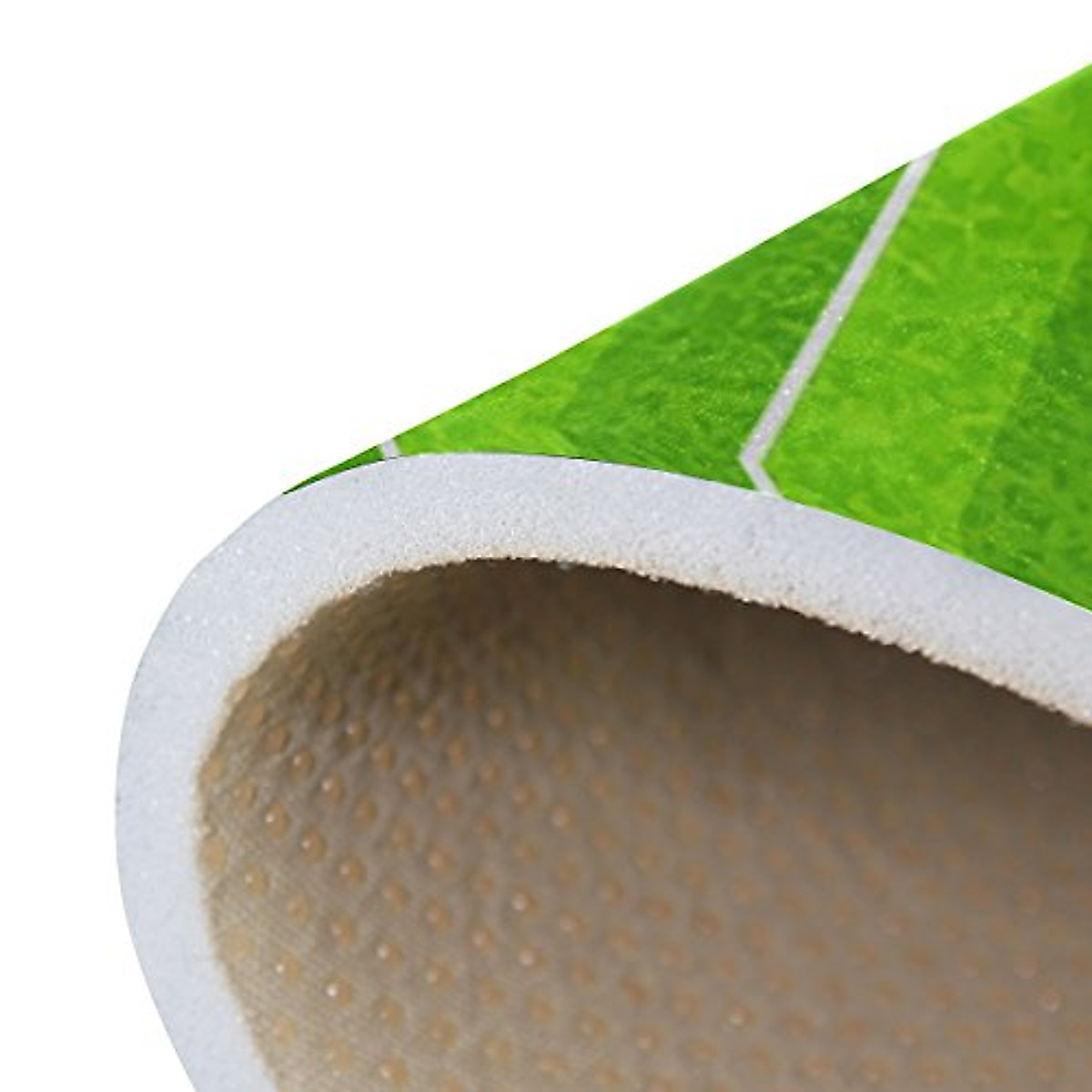 WellLee Sports Area Rug,Standard American Football Field Floor Rug Non-Slip Doormat for Living Dining Dorm Room Bedroom Decor 60x39 Inch