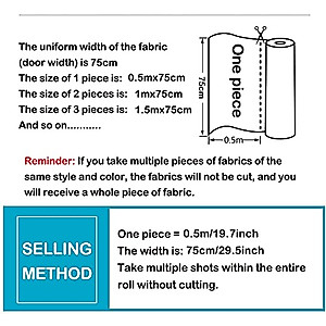 GOONSDS Damask Satin Brocade Jacquard Fabric Costume Upholstery Furniture Clothing Material 75Cmx50cm,F