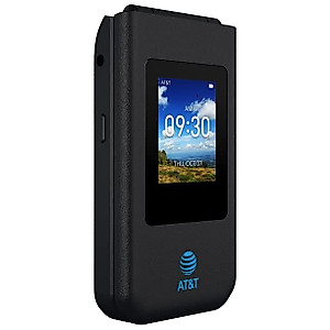 AT&T Cingular Flex 4G LTE Flip Phone ATTEA211101, 4GB, Charcoal, Carrier Locked to AT&T Gray