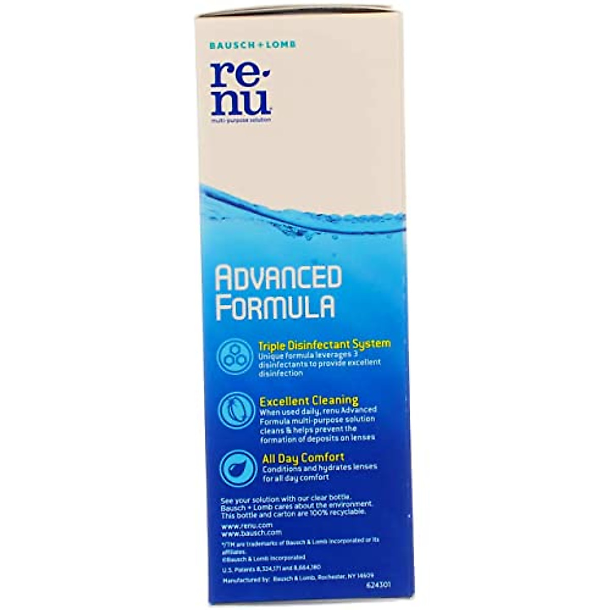 Bausch + Lomb Renu Fresh Multi-Purpose Solution - 4 oz, Pack of 6