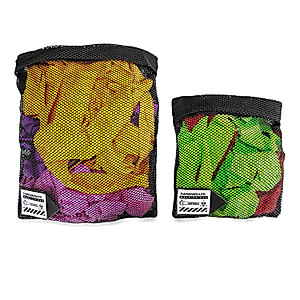 Sanabul Handwrap Laundry Bag Mesh Boxing Glove Hand Wrap Wash Bag with Zipper- Black , Large