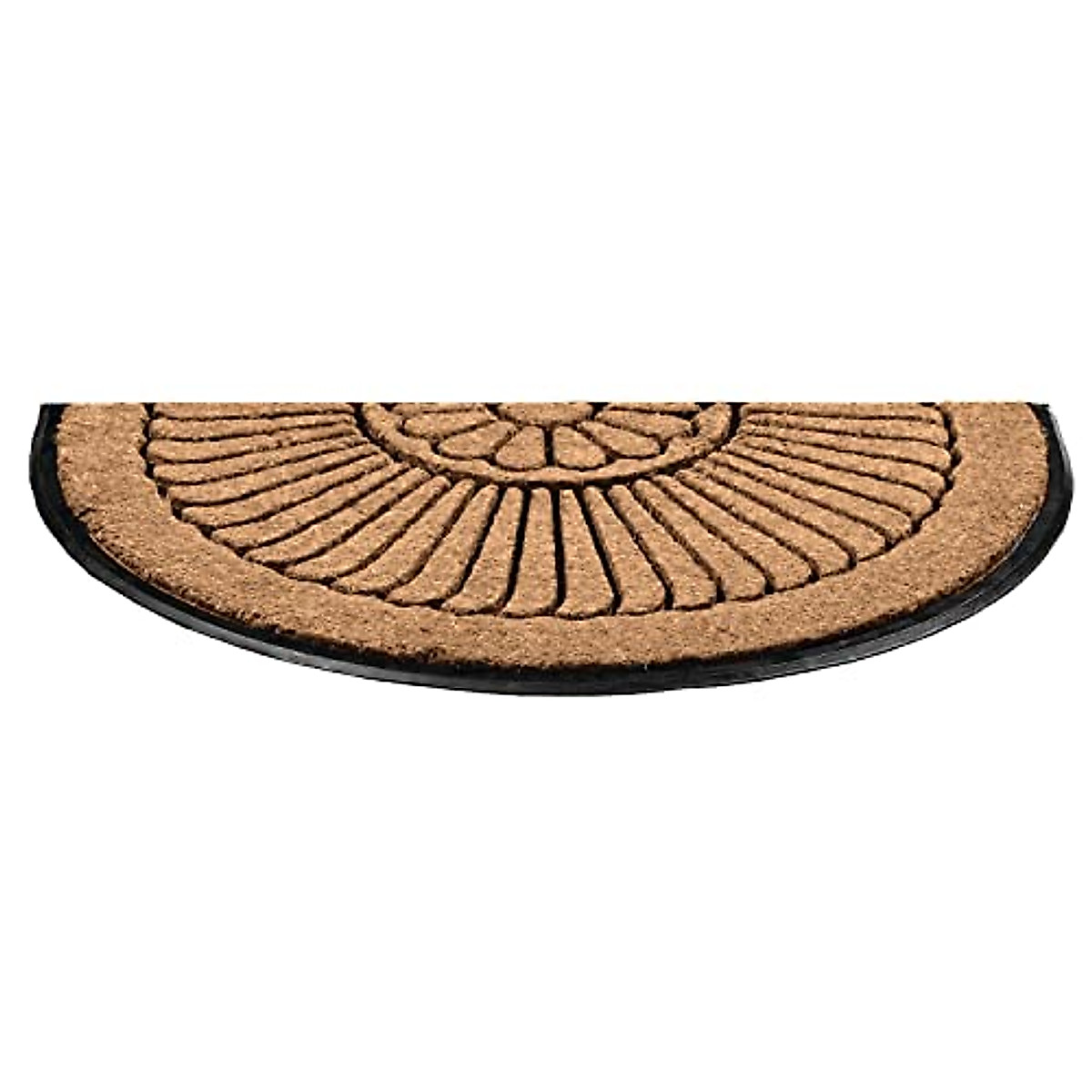 Notrax, Crescent, Rubber-Backed Natural Coir Doormat, Entry Mat for Indoor or Outdoor Use, 24"x39", C04 (C04S2439CR)