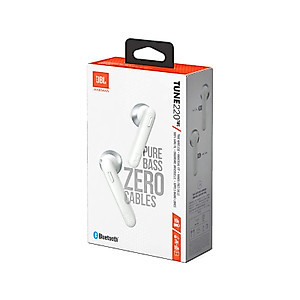 JBL TUNE 220TWS - True Wireless in-Ear Headphone - White, Small