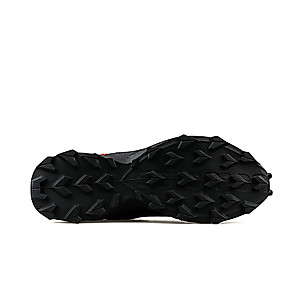 Salomon ALPHACROSS Blast Trail Running Shoes for Men Sneaker, Black/Black/Black, 8