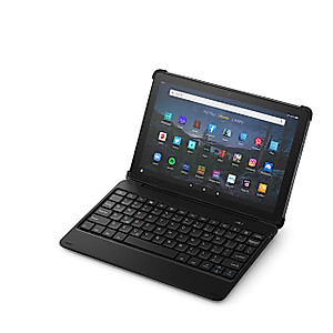 Made for Amazon Bluetooth Keyboard with detachable case in Black, for Fire HD 10 (11th Generation) 2021 release