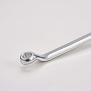 Utoolmart Torx Box Wrench, 5.5mm x 7mm Metric 12 Point Offset Double Box End Wrench, 125mm Length Wrench Repair Tool for Automotive Home Chrome Plated, Cr-V