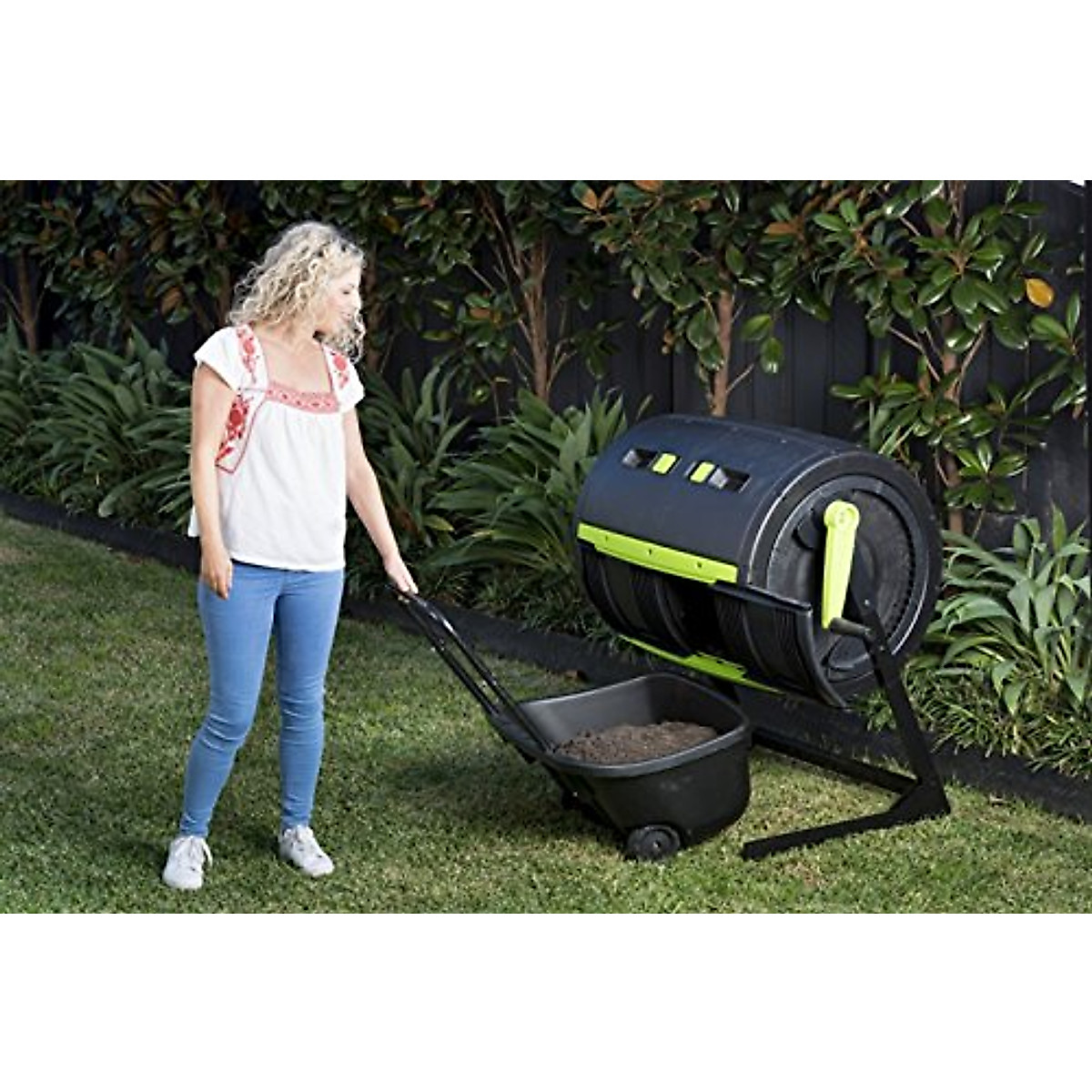 RSI MCT-MC Maze Compost Tumbler, Black