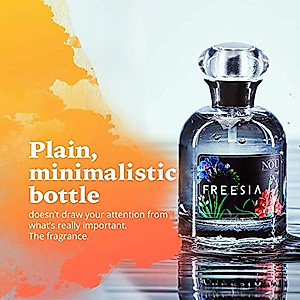 NOU Freesia Perfume – Floral Perfume with Sweet Citrus and Smoky Notes – Natural Perfume for Women with Essential Oils – Fresh Smelling Perfume Freesia Perfume for Women – 1.7 fl oz EDP