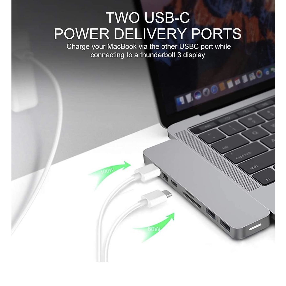 PRO-Tek HyperDrive Multiport USB-C Adapter forMacbook 13/ MacBook Air