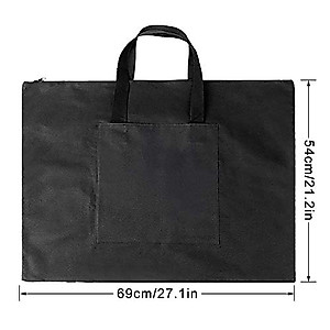 Canvas Painting Bag Drawing Board Sketchpad Art Bag Artist Portfolio Tote for Palette Paints Brushes Pencils A2