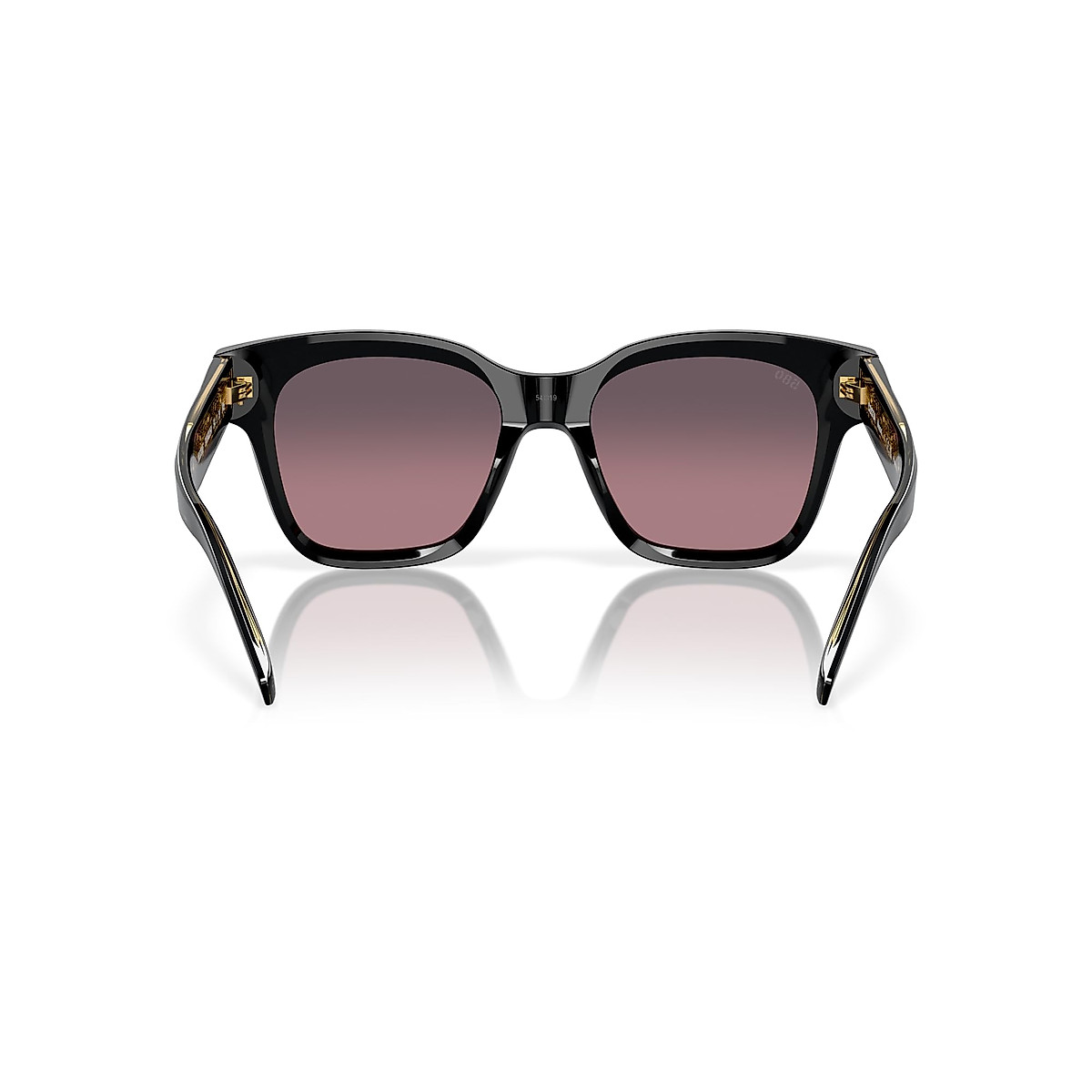 Costa Woman Sunglasses Black Frame, Rose Gradient Lenses, 54MM