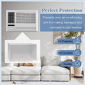 Through The Wall Air Conditioner Sleeve, 26 Inch Wall Sleeve, Wall Sleeve Air Conditioner, Universal Design AC Sleeve Wall Unit, Sturdy PTAC Wall Sleeve, Wall Air Conditioner Sleeve for 26 Inch