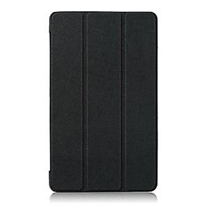 Kepuch Custer Case for Samsung Galaxy Tab A 8.0 2017 T380 T385, PU Leather Case Cover for Samsung Galaxy Tab A 8.0 2017 T380 T385 - Black