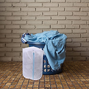 Mobestech Washing Machine Laundry Bag 5pcs Polyester Garment Bag Metal Mesh Machine Laundry Bags