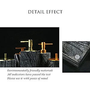 GOOFFY Marble Soap Dispenser Fillable Pressed Foam Lotion Dispenser Deluxe Soap Pump for Restrooms Soap Pump Dispenser7.4oz Soap