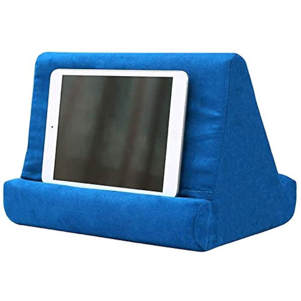 Pillow Foam Laptop Tablet Lapdesk Multifunction Tablet Stand Holder Stand Lap Rest Cushion for Ipad with Bag (Royal Blue)
