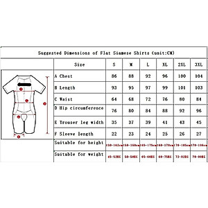 HUMAY Men's Elite Sleeved Triathlon Suit Short Sleeve Trisuit SpeedSuit Skinsuit Sike - Triathlon Tri Suit 158 (Color : Set 1, Size : L)