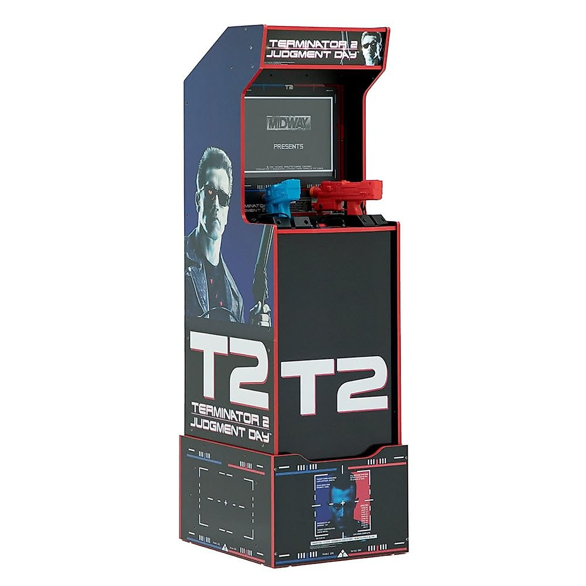 Arcade1UP Terminator 2™ Arcade Cabinet with Riser Black, Black, One Size