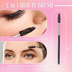 Layhit 5 Pcs Lash Applicator Tool Set Lash Tweezers for DIY Individual Lash Clusters Application and Removal Straight and Curved Eyelash Extension Tweezers with Storage Box and Eyebrush (Iridescence)