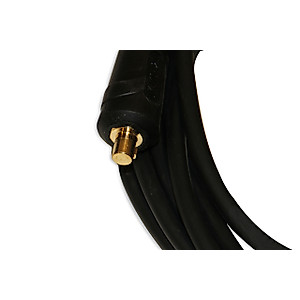 LOTOS GC01 19' Ground Cable 10-25 Ground Clamp for Plasma Cutter LTP5000D LT5000D CT520D LTPDC2000D LTP6000 TIG Welder TIG140 and MIG Welder MIG140, Black, Normal Load