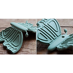 SNT Butterfly Silicone Potholder Heat Resistant Lid Lifters Magnetic Pinch Mitts Set of 8