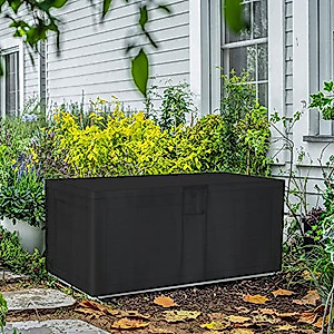 Jungda Outdoor Deck Storage Box Cover for Lifetime 116 Gallon Deck Boxes,Waterproof Patio Storage Box Cover - 51 X 26 X 26 Inch