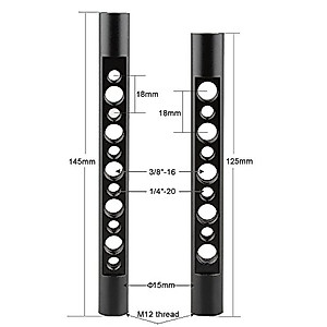 CAMVATE DSLR Camera Cage Top Handle Wood Grip Compatible for Sony Panasonnic - 1175