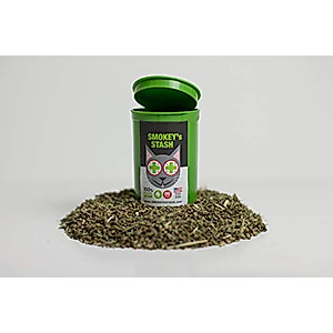 Smokey's Stash Cat Catnip Spray and Dried Organic Catnip Combo Maximum Potency cat nip Bundle