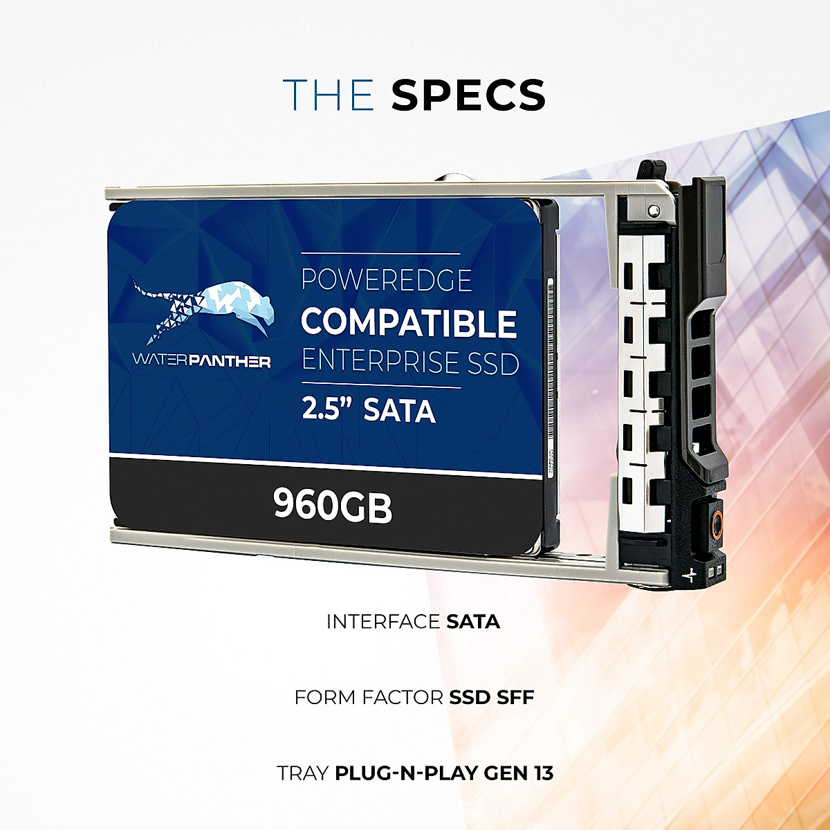 960GB SATA 6Gb/s 2.5" SSD for Dell PowerEdge Servers | Enterprise Drive in 13G Tray