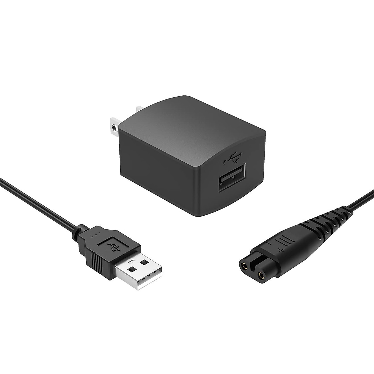 Charger Cord Fit for Hatteker Mens Beard Trimmer, Cordless Hair Trimmer Pro Hair Clippers Beard Trimmer RFC-598 RFC-588 RFC-690 Electric Shaver Razor Power Adapter Supply